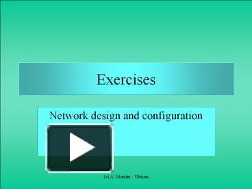 PPT – Exercises PowerPoint presentation | free to download - id: fff42 ...